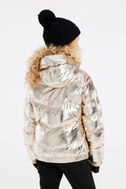 Protest ski-jack Nelli Jr goud metallic | kleertjes.com