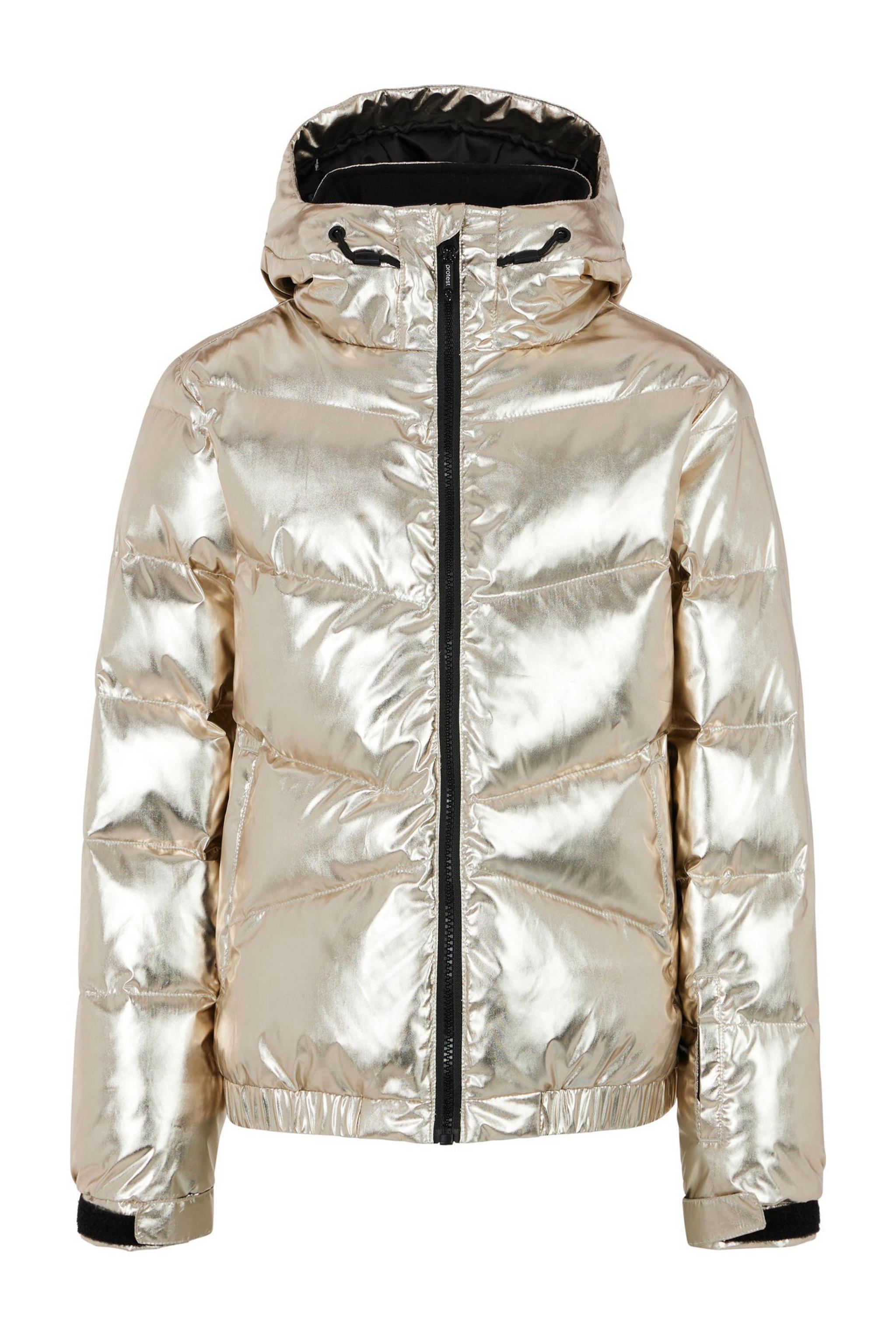 Protest ski-jack Nelli Jr goud metallic | kleertjes.com