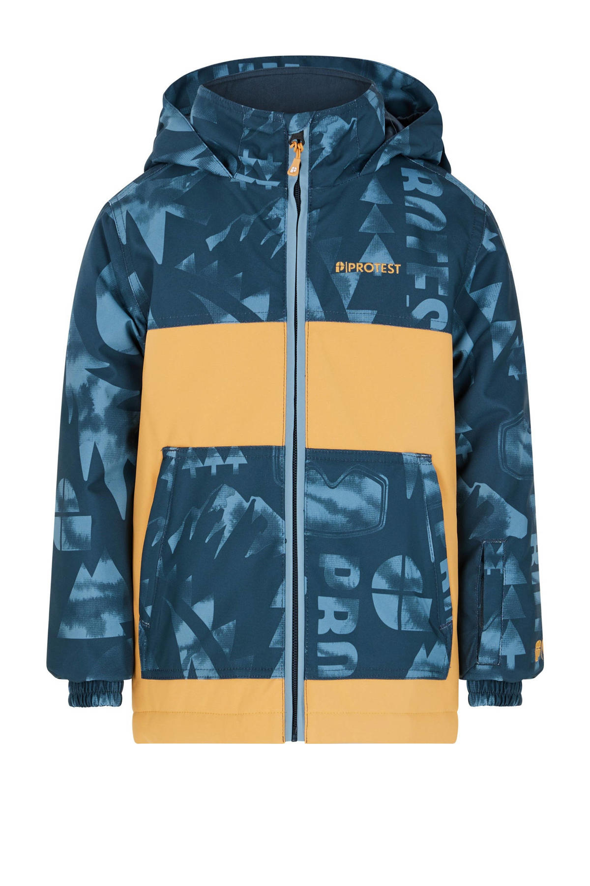 Protest ski-jack Trick TD blauw/camel | kleertjes.com