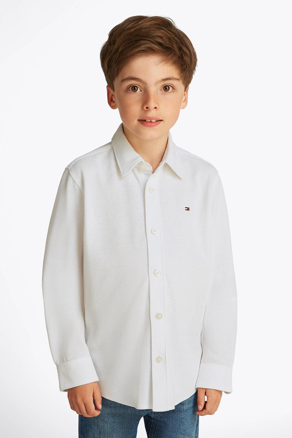 Tommy Hilfiger overhemd wit kopen? | Morgen in huis | kleertjes.com