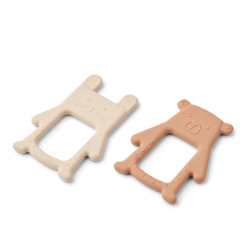 Liewood Jonathan Classic Teether 2-Pack | kleertjes.com