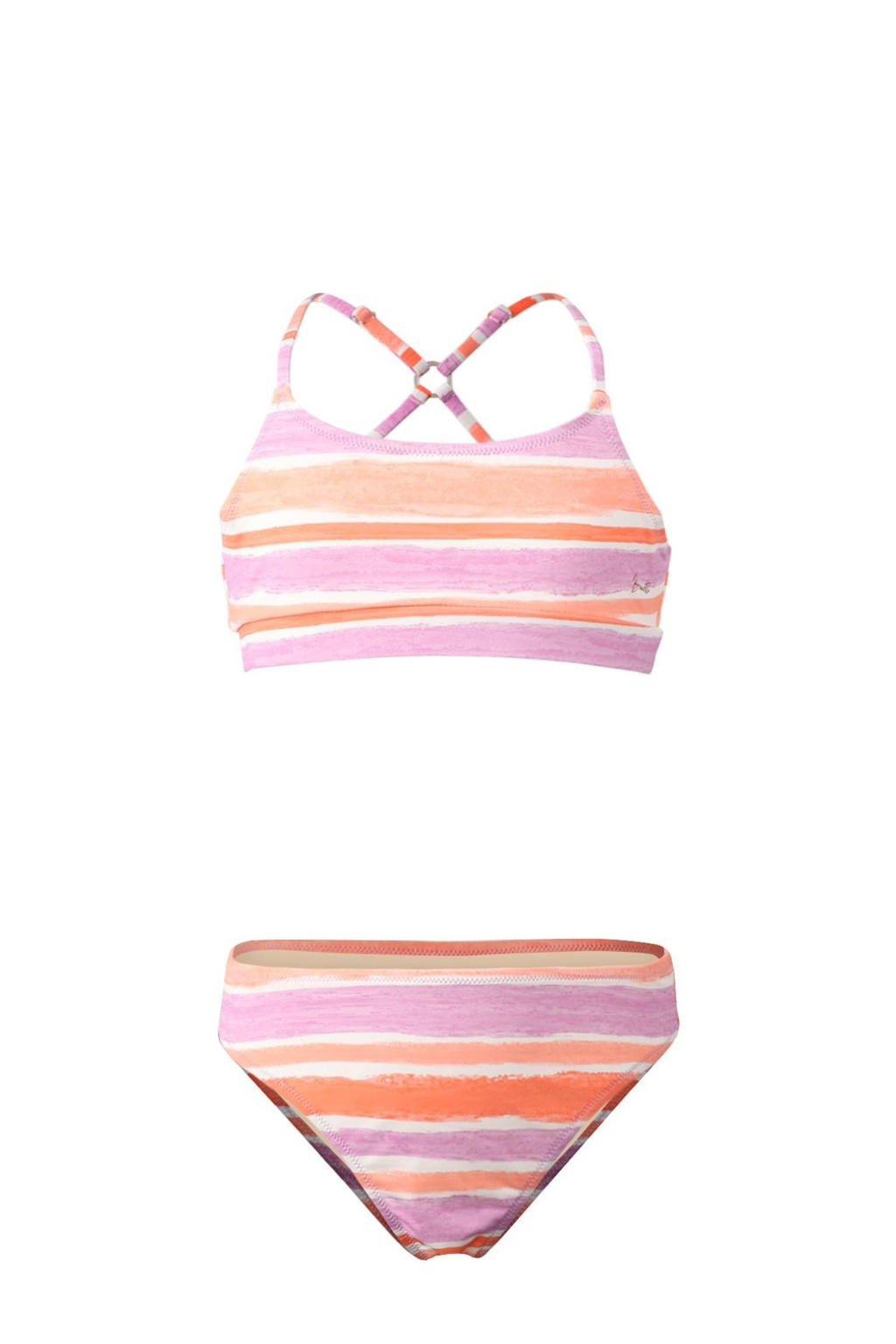 Brunotti crop bikini Sofia roze/oranje/wit | kleertjes.com