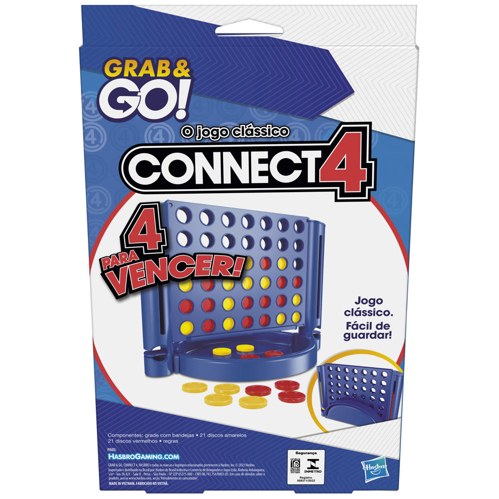 Hasbro Gaming 4 op een rij Reisspel | kleertjes.com
