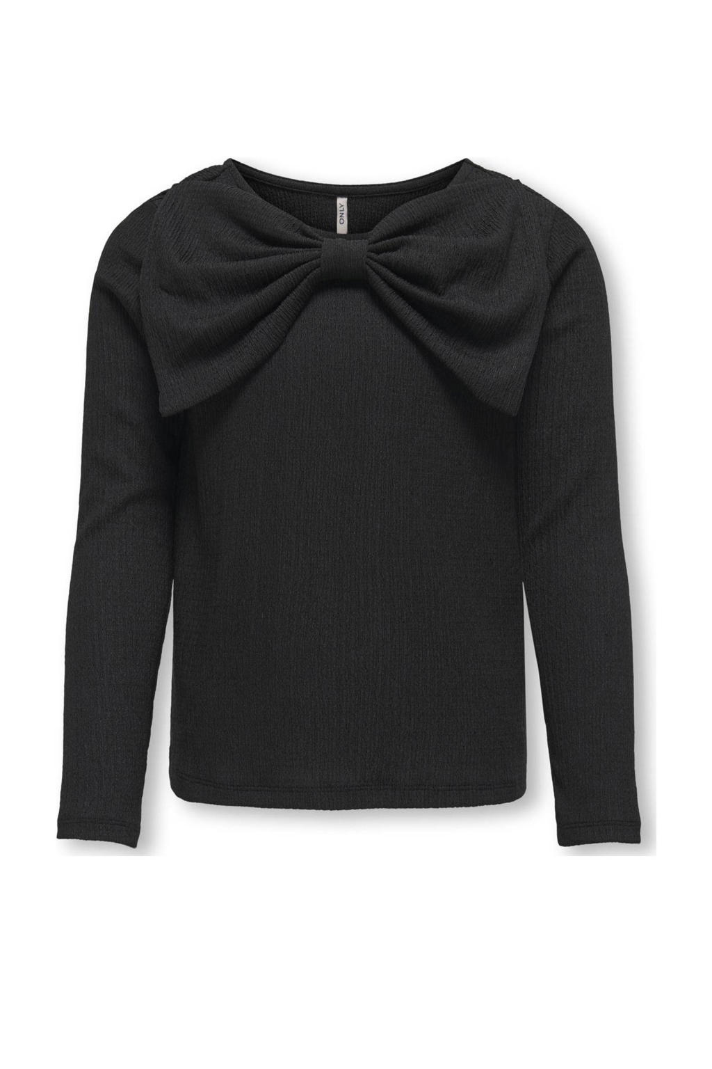KIDS ONLY GIRL top KOGMIA zwart | kleertjes.com