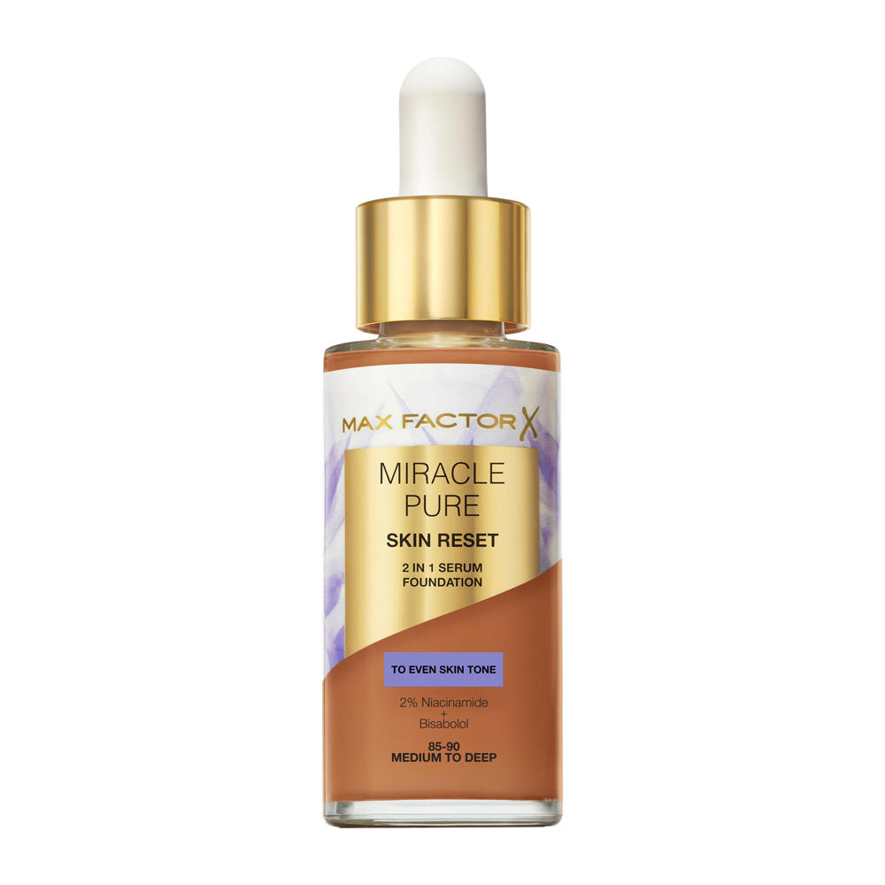 Max Factor Miracle Pure Skin Reset 2-in-1 Serum foundation - 85-90 ...