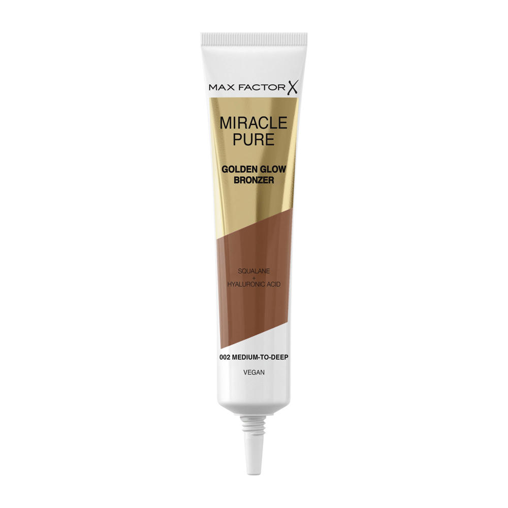Max Factor Miracle Pure Golden Glow bronzer - 002 Medium-to-Deep ...