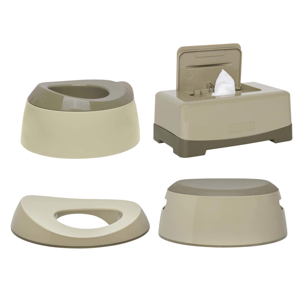 Luma Toilet Trainingsset Olive Green | kleertjes.com