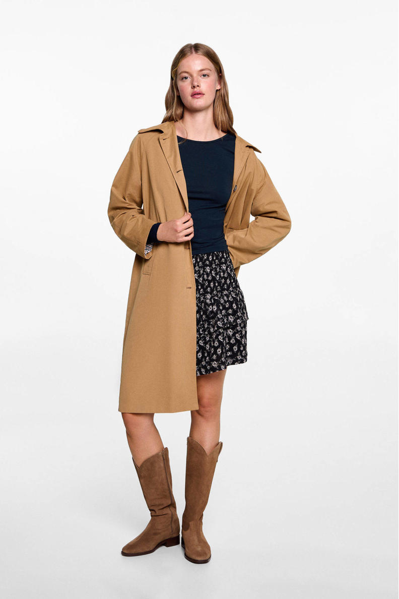 MANGO TEEN top met open rug marineblauw | kleertjes.com