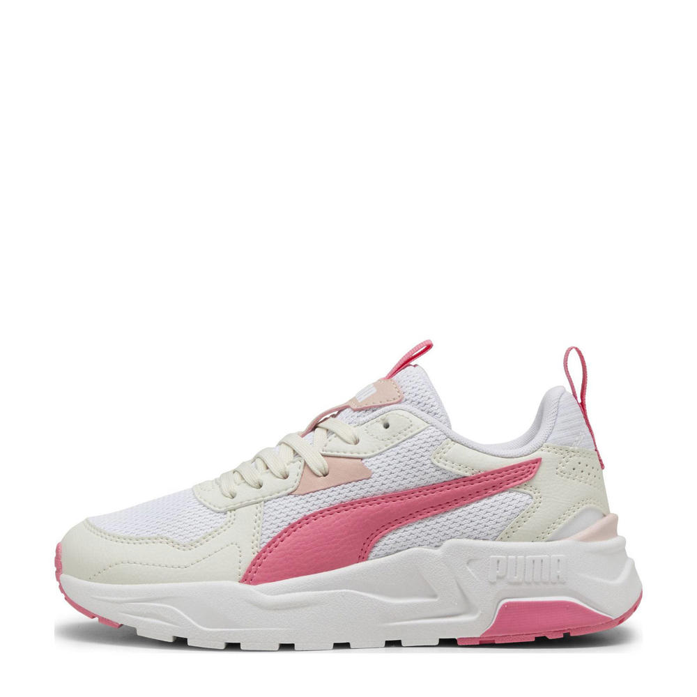 Puma Trinity Lite sneakers wit/roze | kleertjes.com