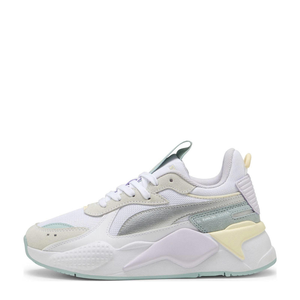 Puma RS-X Metallic sneakers wit/zilver | kleertjes.com