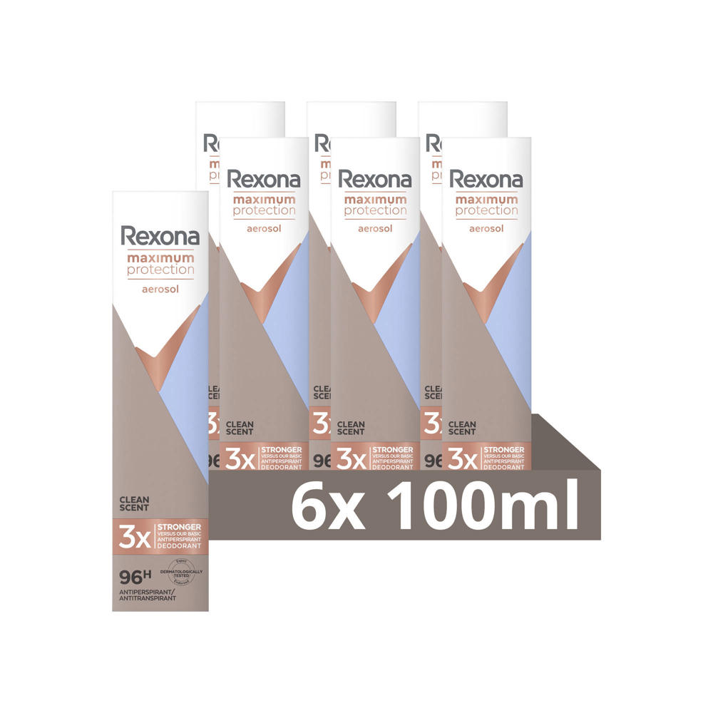 Rexona Women Maximum Protection Clean Scent anti-transpirant spray - 6 ...