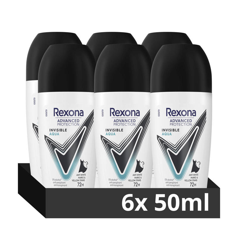 Rexona Women Advanced Protection Invisible Aqua anti-transpirant roller ...
