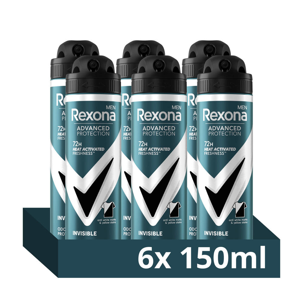 Rexona Men Advanced Protection Invisible anti-transpirant deodorant ...