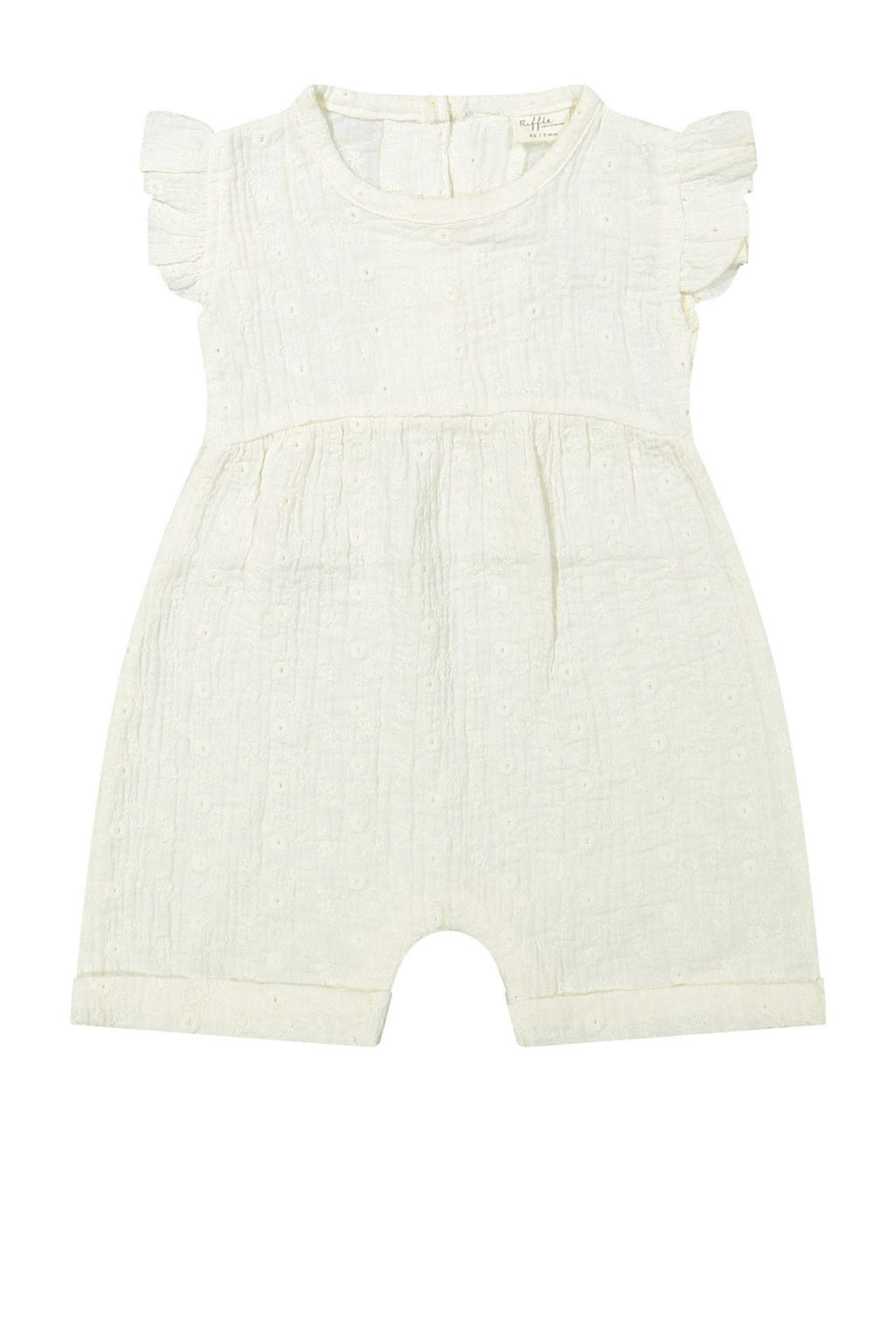 Riffle Amsterdam jumpsuit wit | kleertjes.com