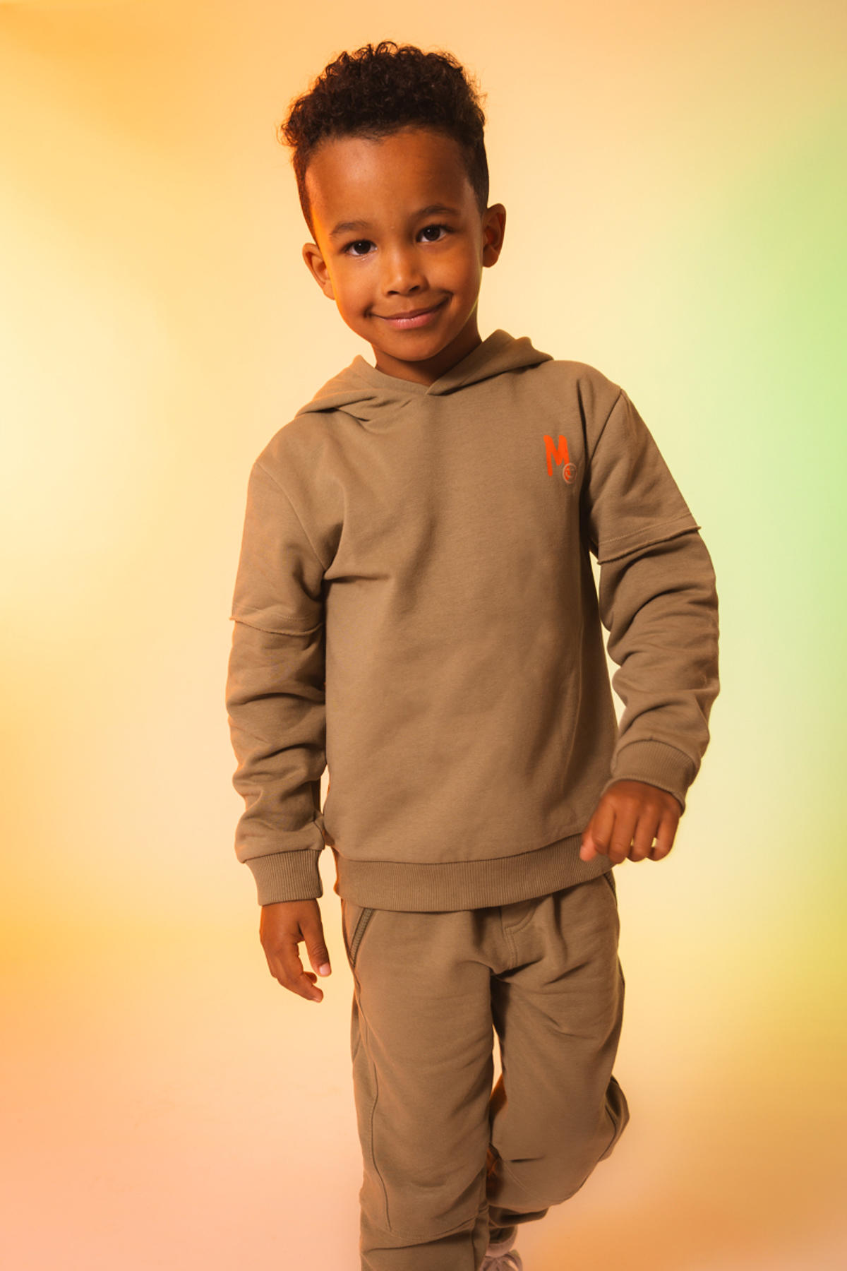 Quapi x Monique Smit hoodie groen | kleertjes.com