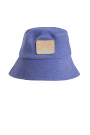Me & My Monkey buckethat van badstof paars | kleertjes.com