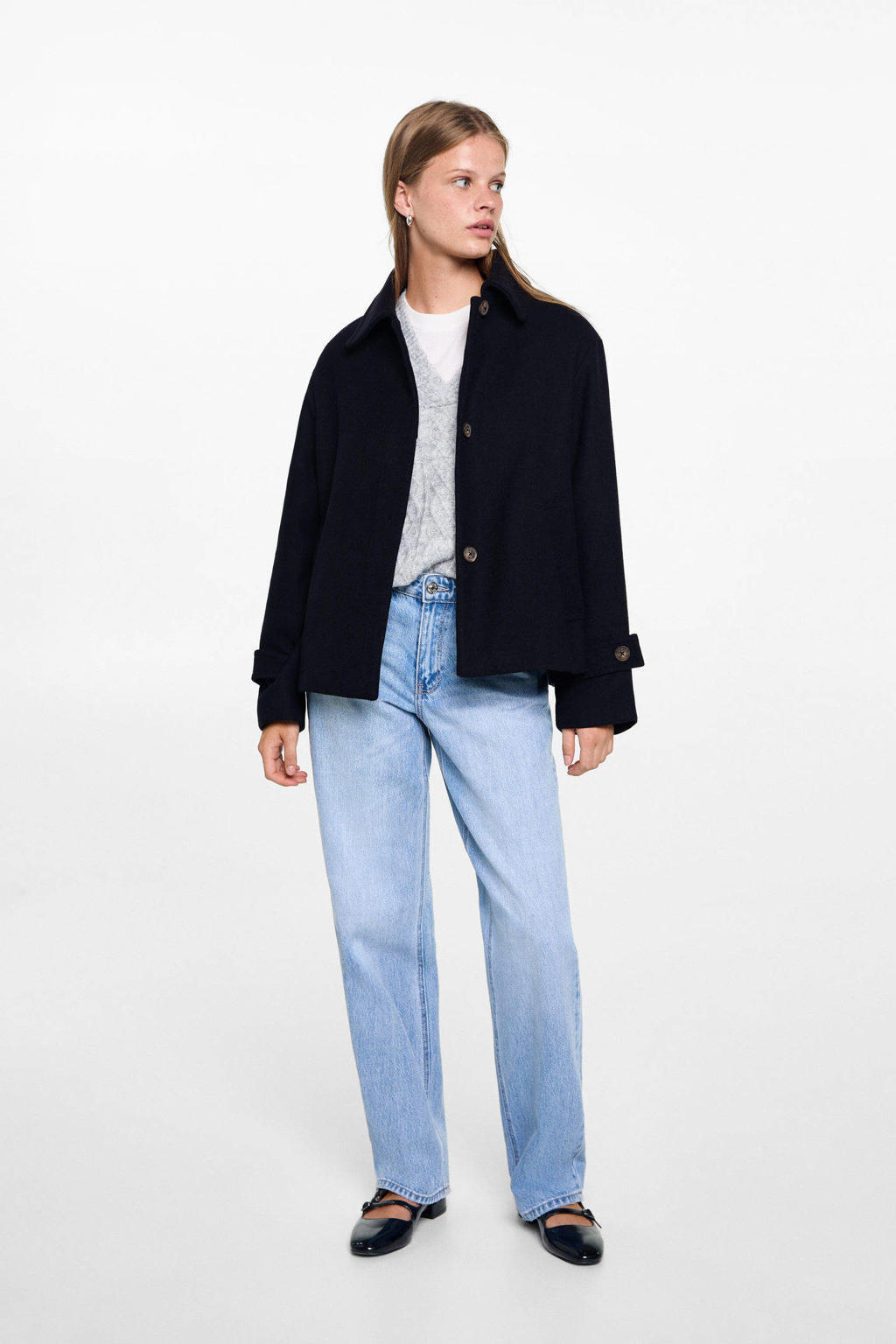 MANGO TEEN manteljas marine kopen? | Morgen in huis | kleertjes.com