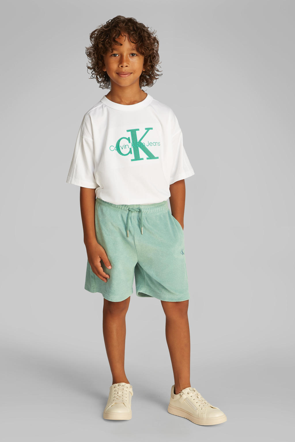 Calvin Klein casual short groen | kleertjes.com
