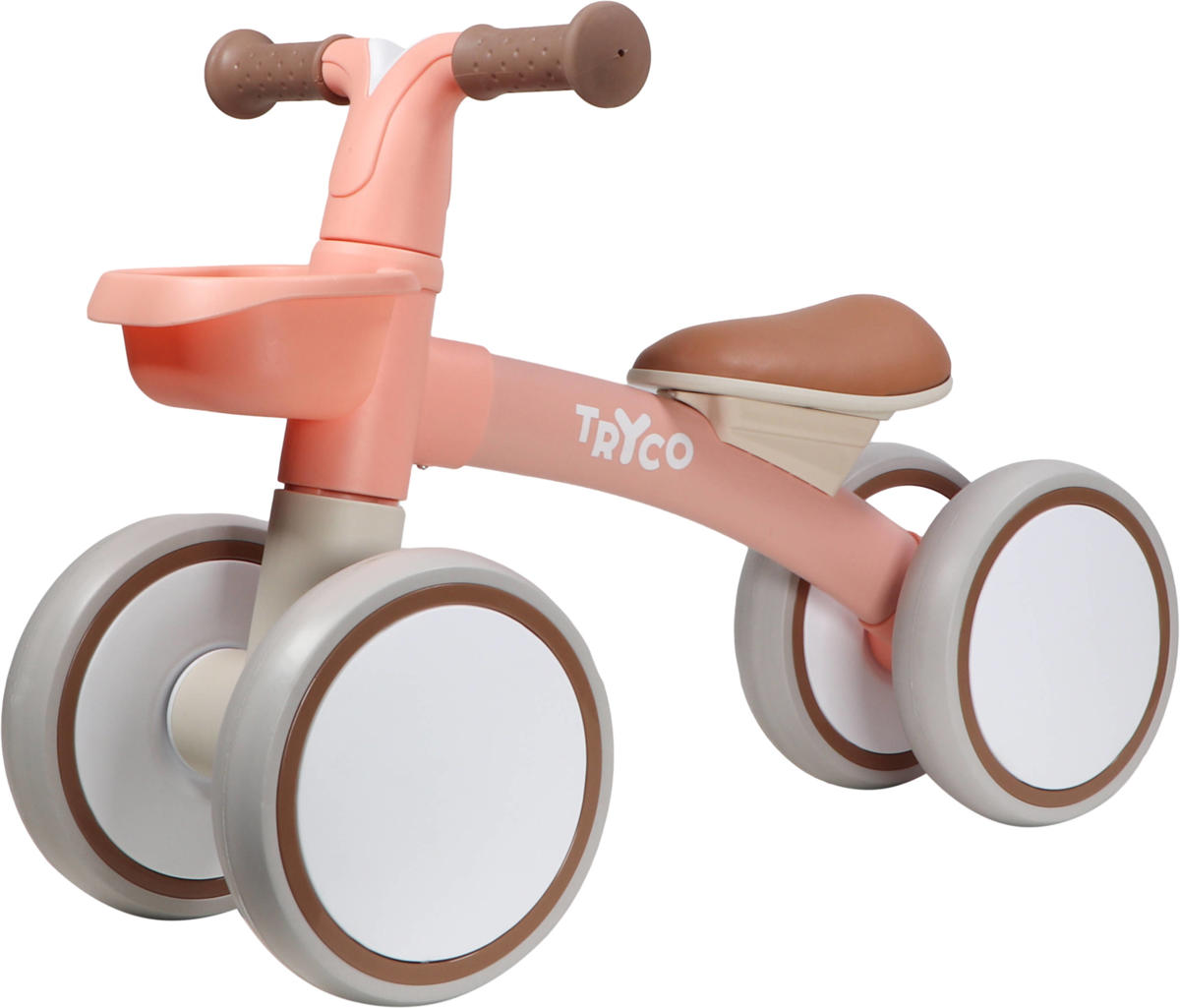 Tryco Eerste Fiets Luna - Roze | kleertjes.com
