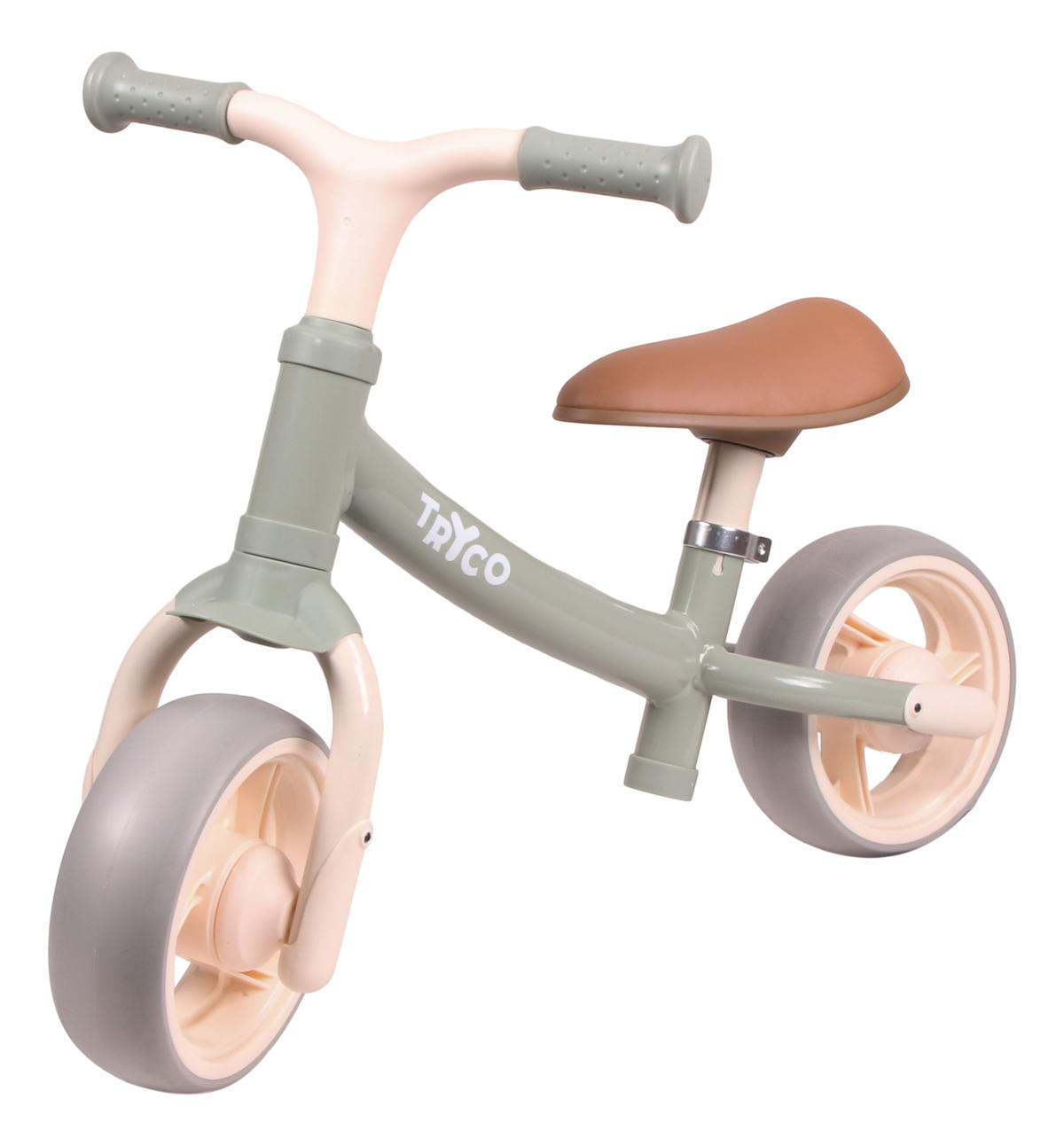 Tryco Rocky Balance Bike - Stone green | kleertjes.com