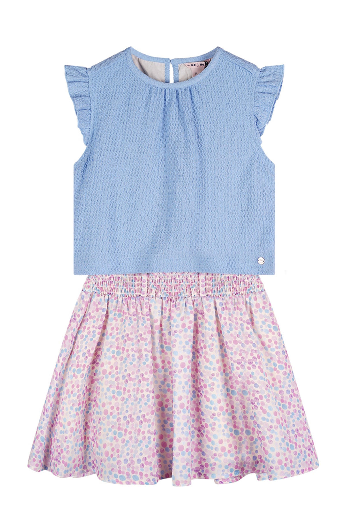 NONO midi jurk blauw kopen? | Morgen in huis | kleertjes.com