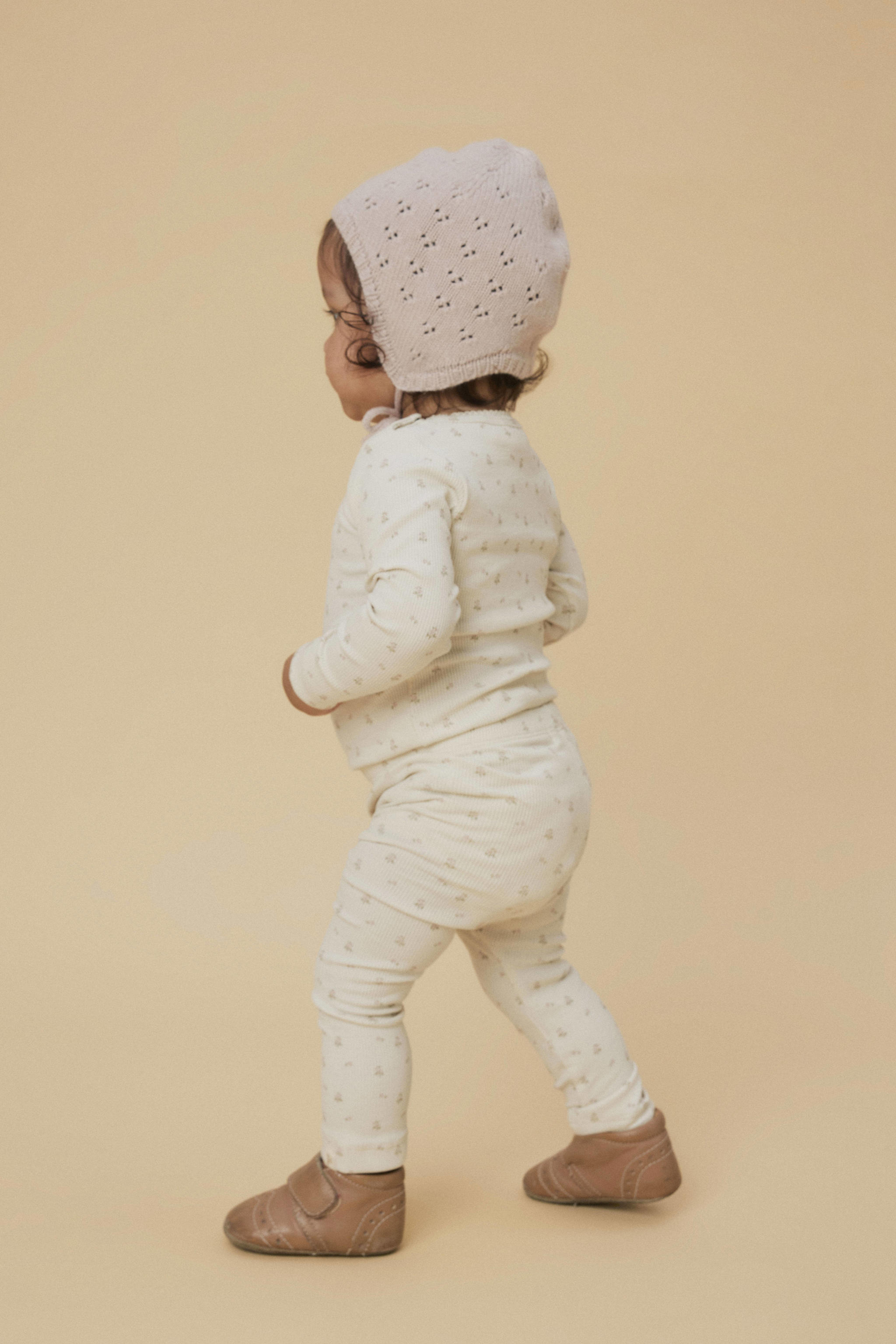 LIL' ATELIER BABY regular legging antiek cremewit | kleertjes.com