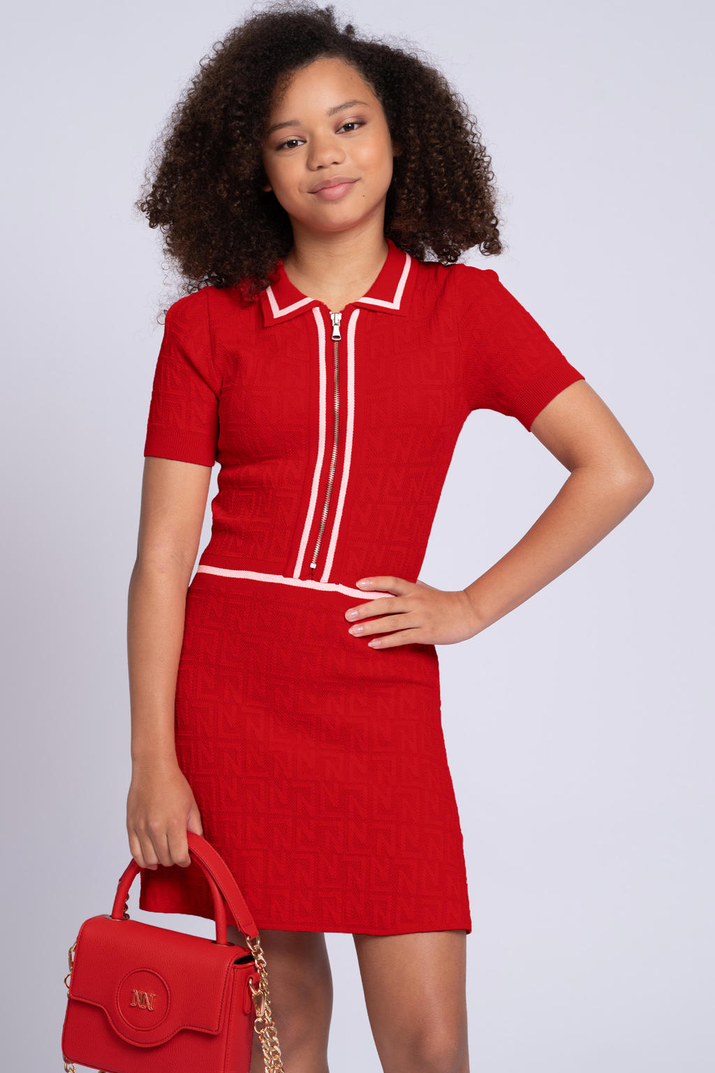 NIK&NIK korte jurk rood kopen? | Morgen in huis | kleertjes.com