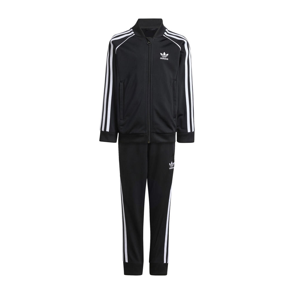 adidas Originals trainingspak zwart | kleertjes.com