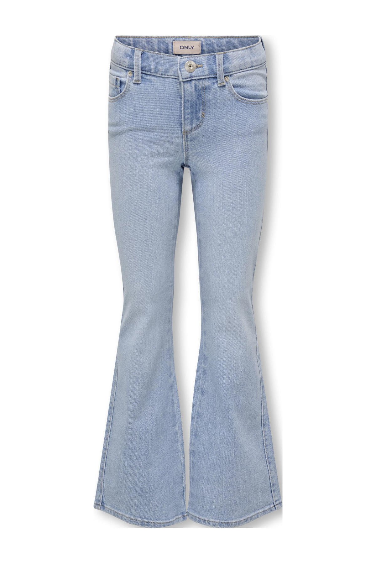 KIDS ONLY GIRL flared jeans light blue denim | kleertjes.com