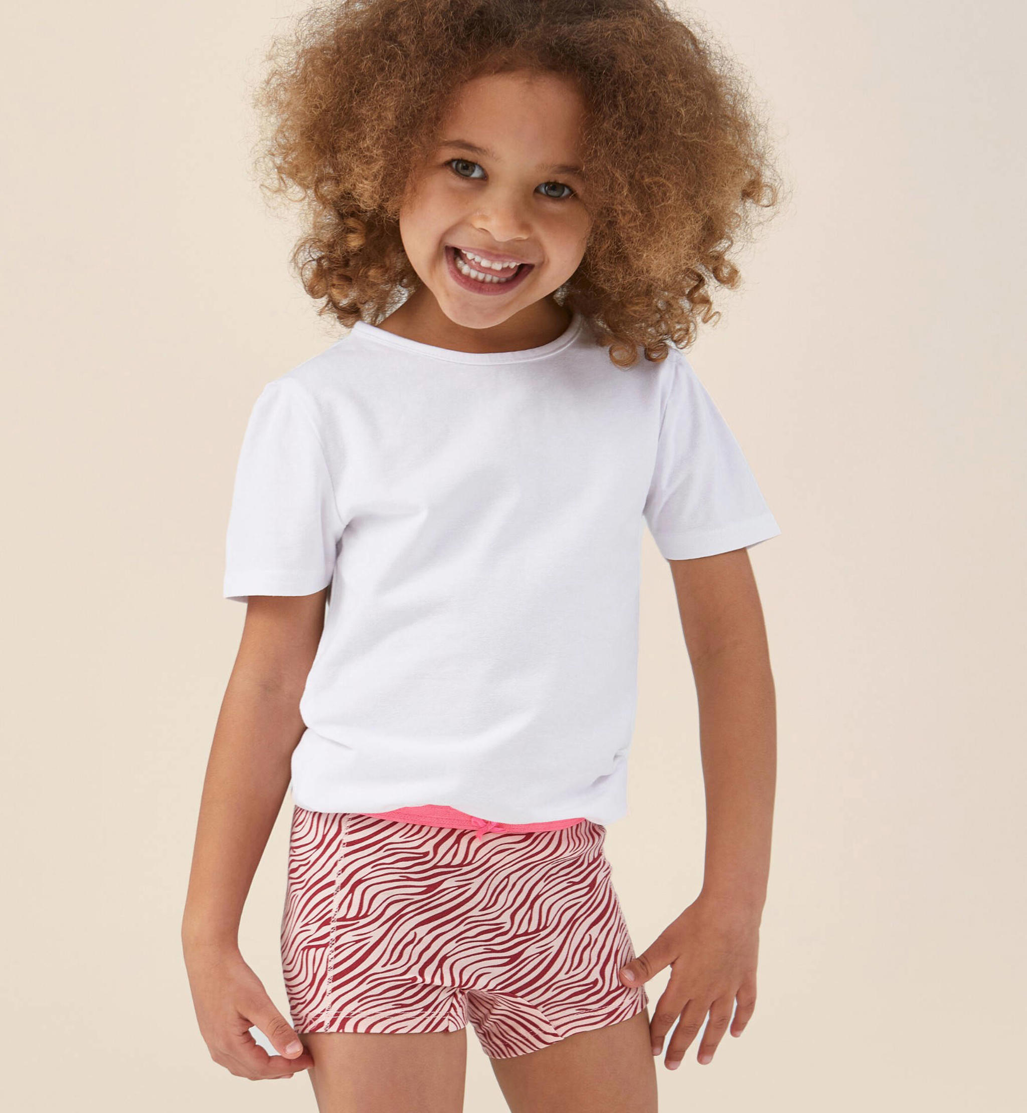 Little Label hipster - set van 4 roze | kleertjes.com