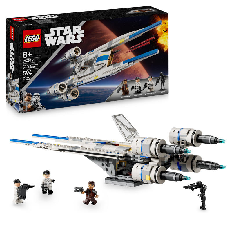 LEGO Star Wars Andor Rebel U-Wing Starfighter Ruimteschip Set 75399 ...