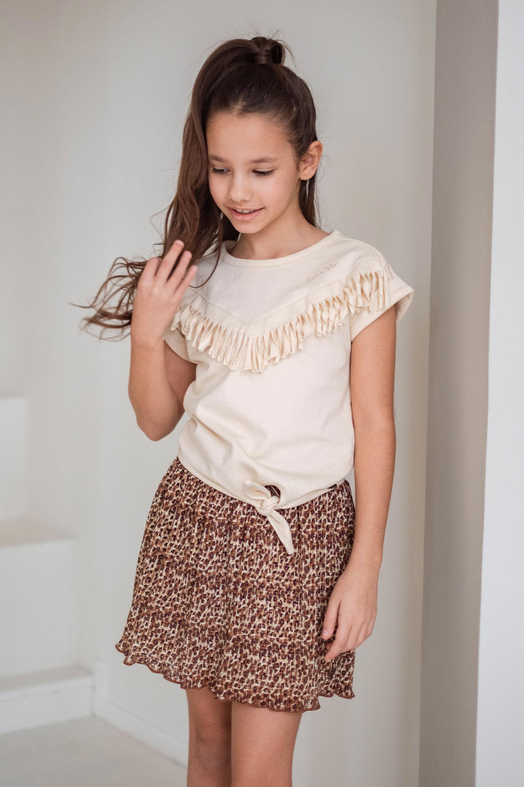 Like Flo midi rok bruin kopen? | Morgen in huis | kleertjes.com