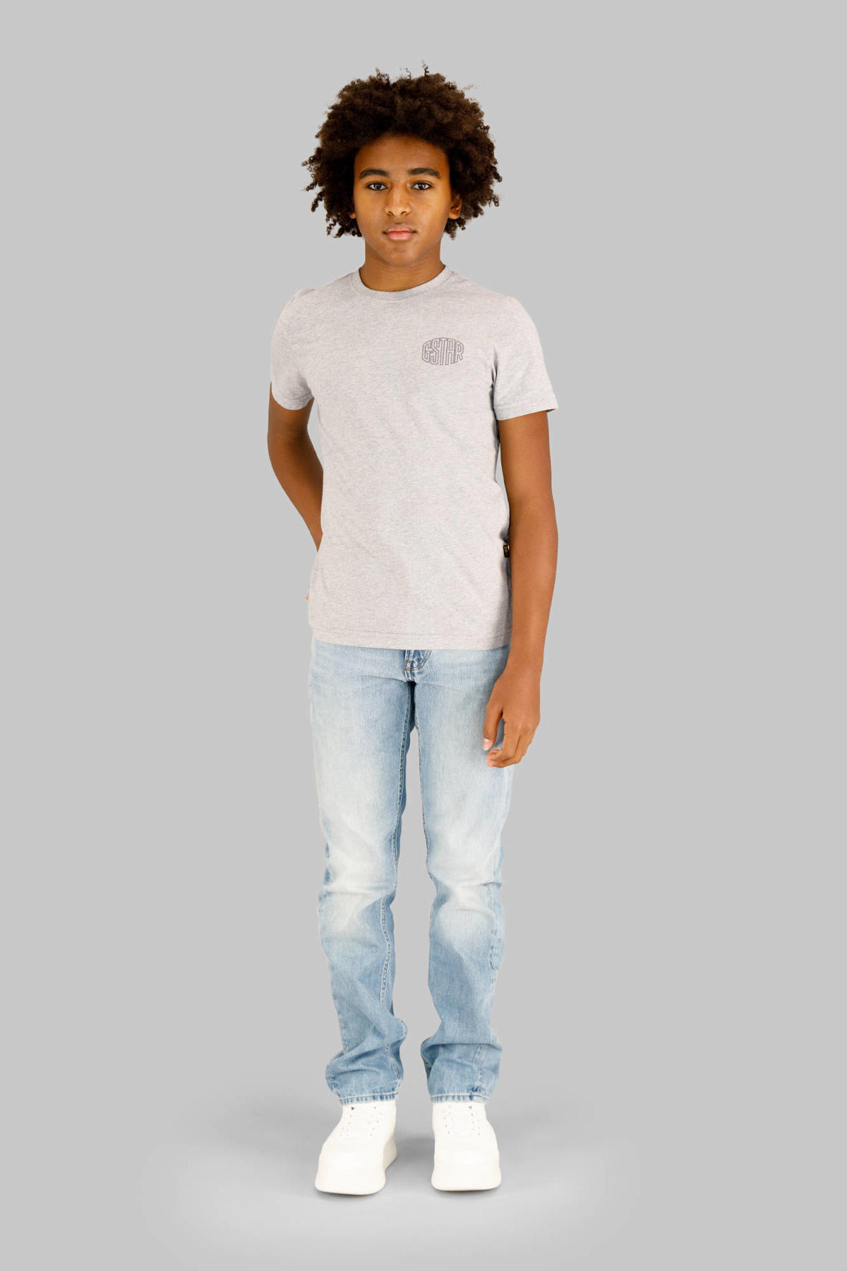 G-STAR straight leg jeans light blue denim | kleertjes.com