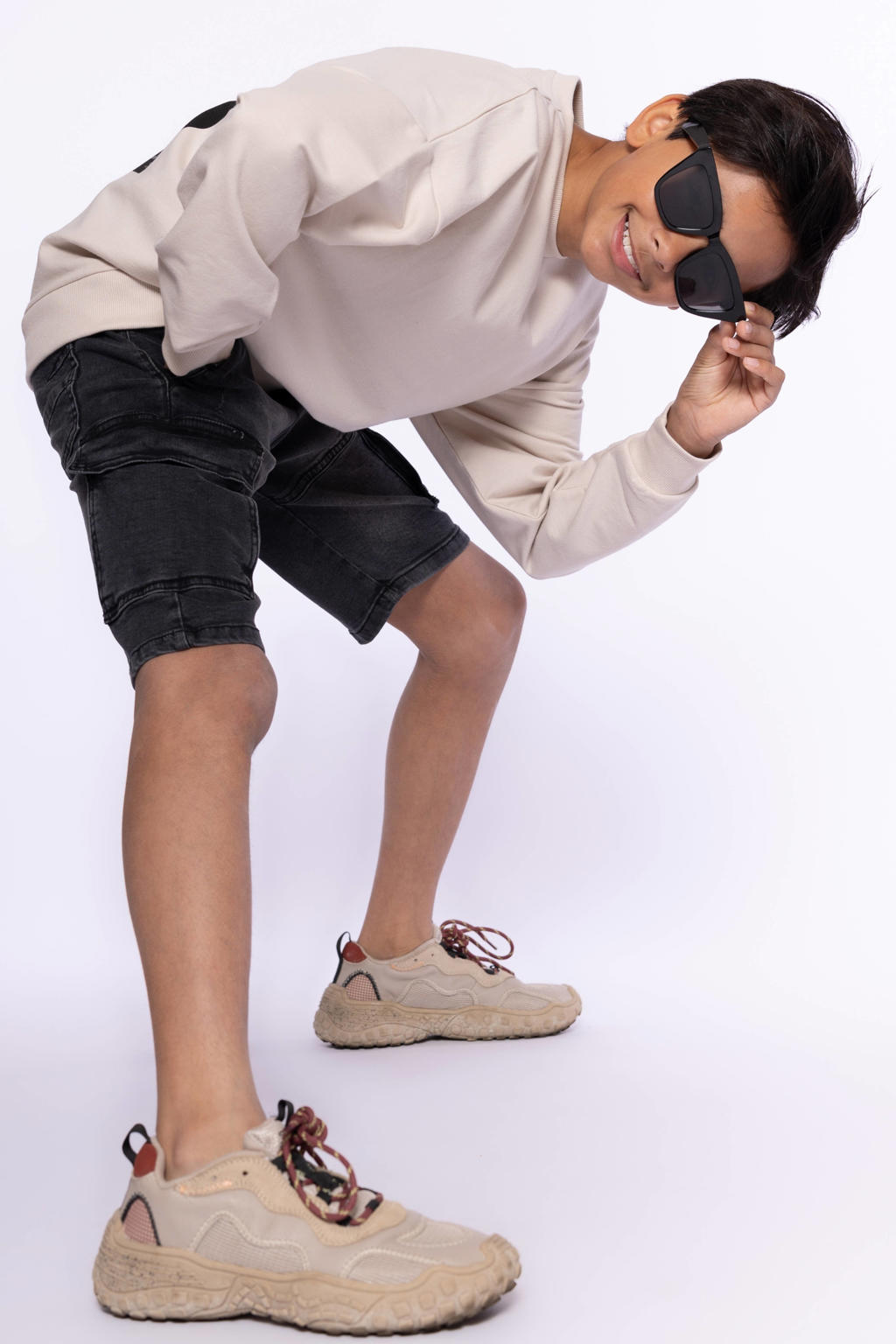 No Way Monday denim short black denim | kleertjes.com