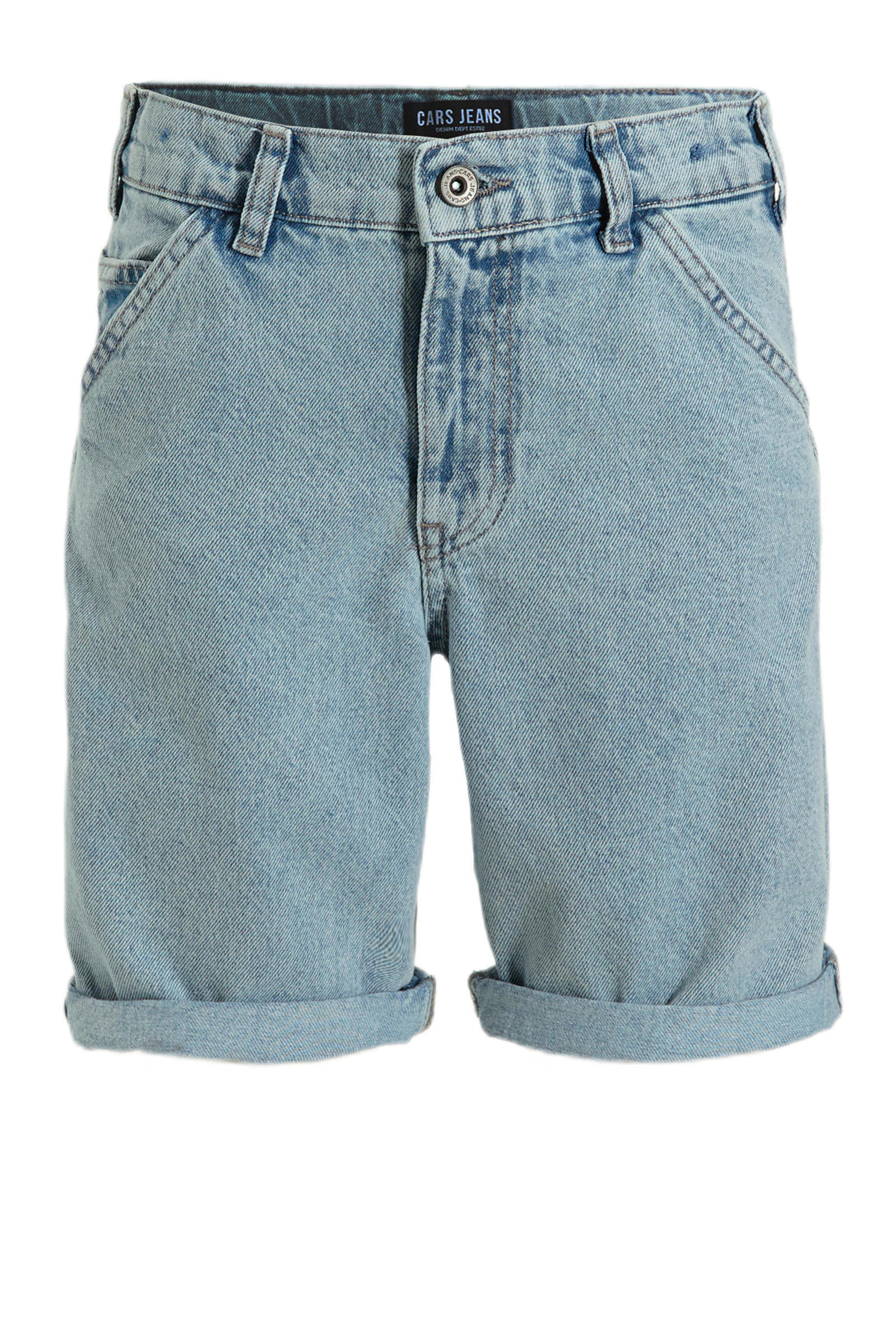 Cars regular denim short light blue denim | kleertjes.com