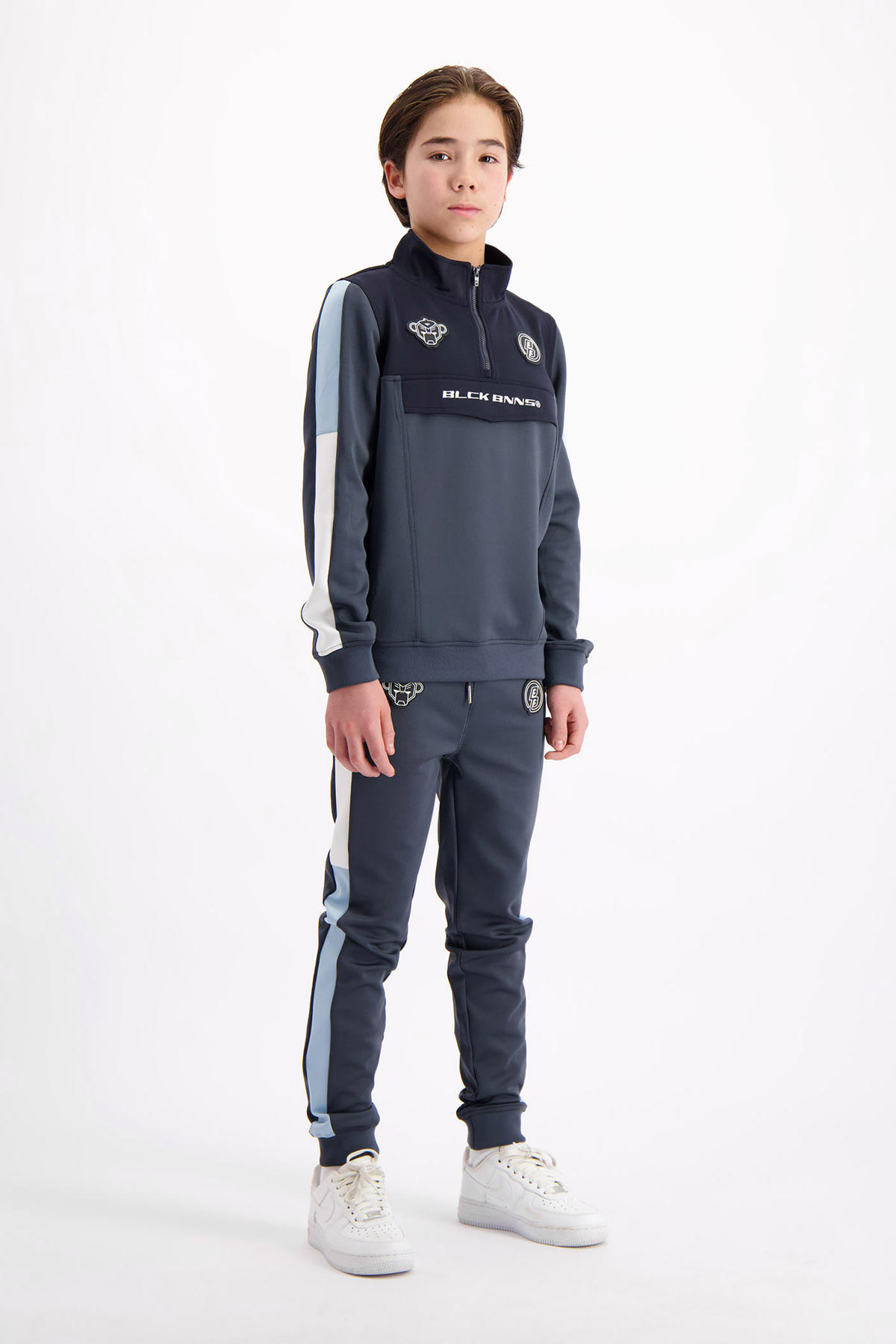 BLACK BANANAS sweater antraciet | kleertjes.com