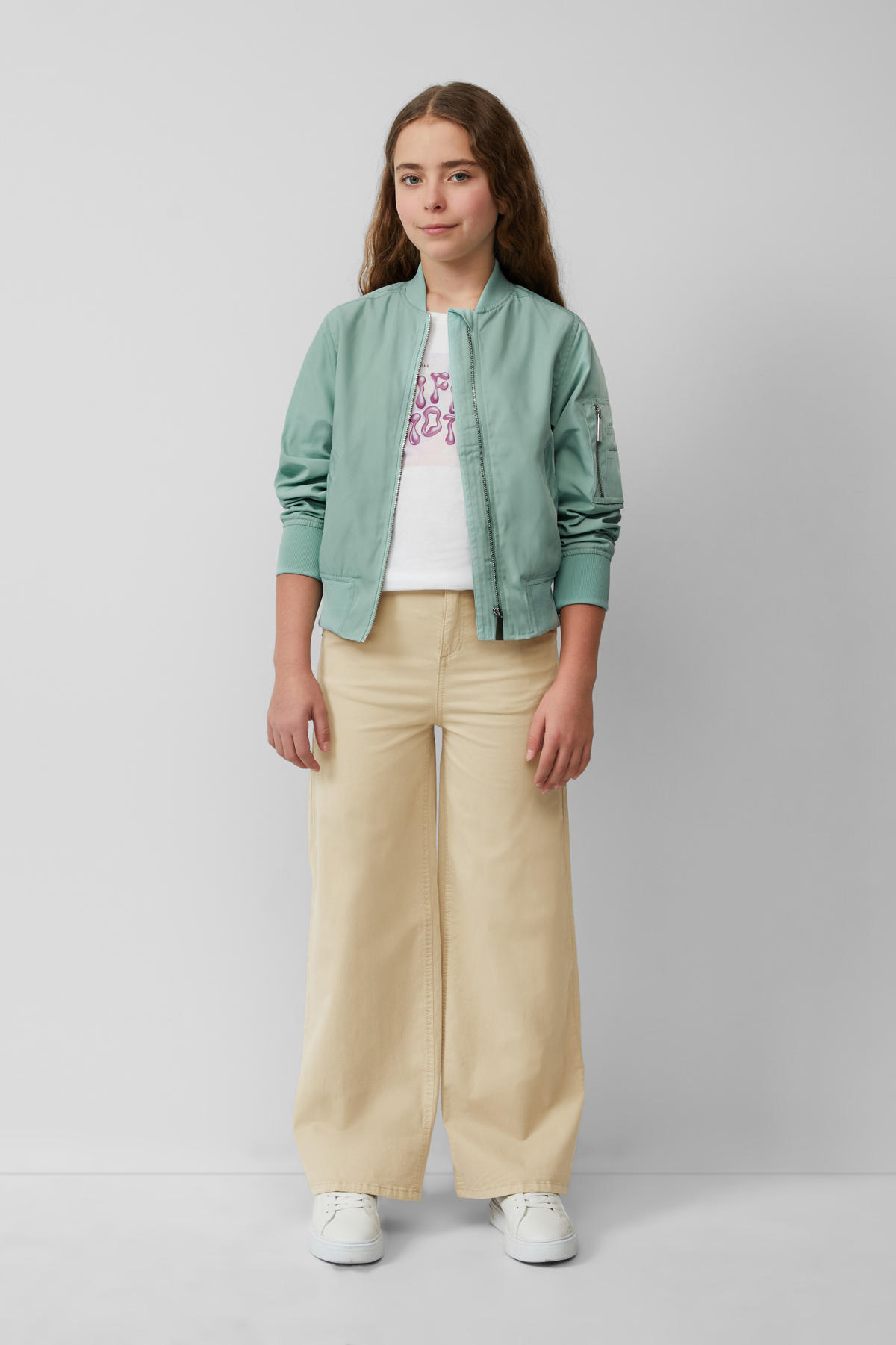 s.Oliver bomberjack lente turquoise | kleertjes.com