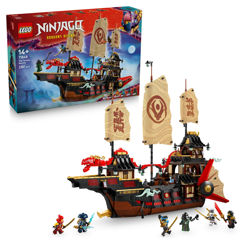 LEGO Ninjago De Tempel Bounty Schip Bouwset 71848 | kleertjes.com