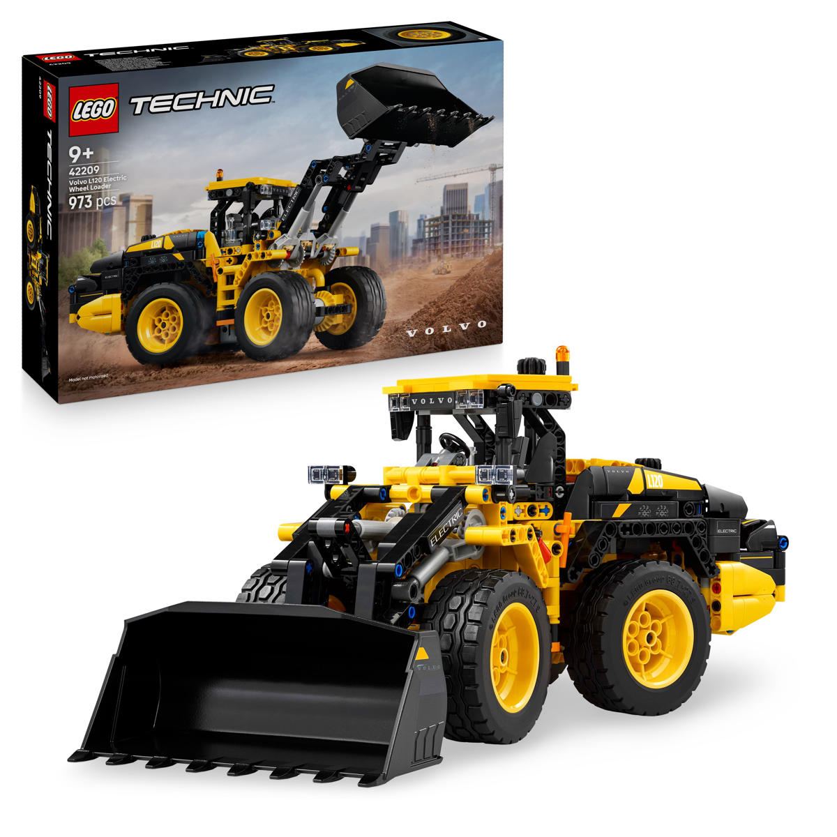 LEGO Technic Volvo L120 Electric Wiellader Speelgoed 42209 | kleertjes.com