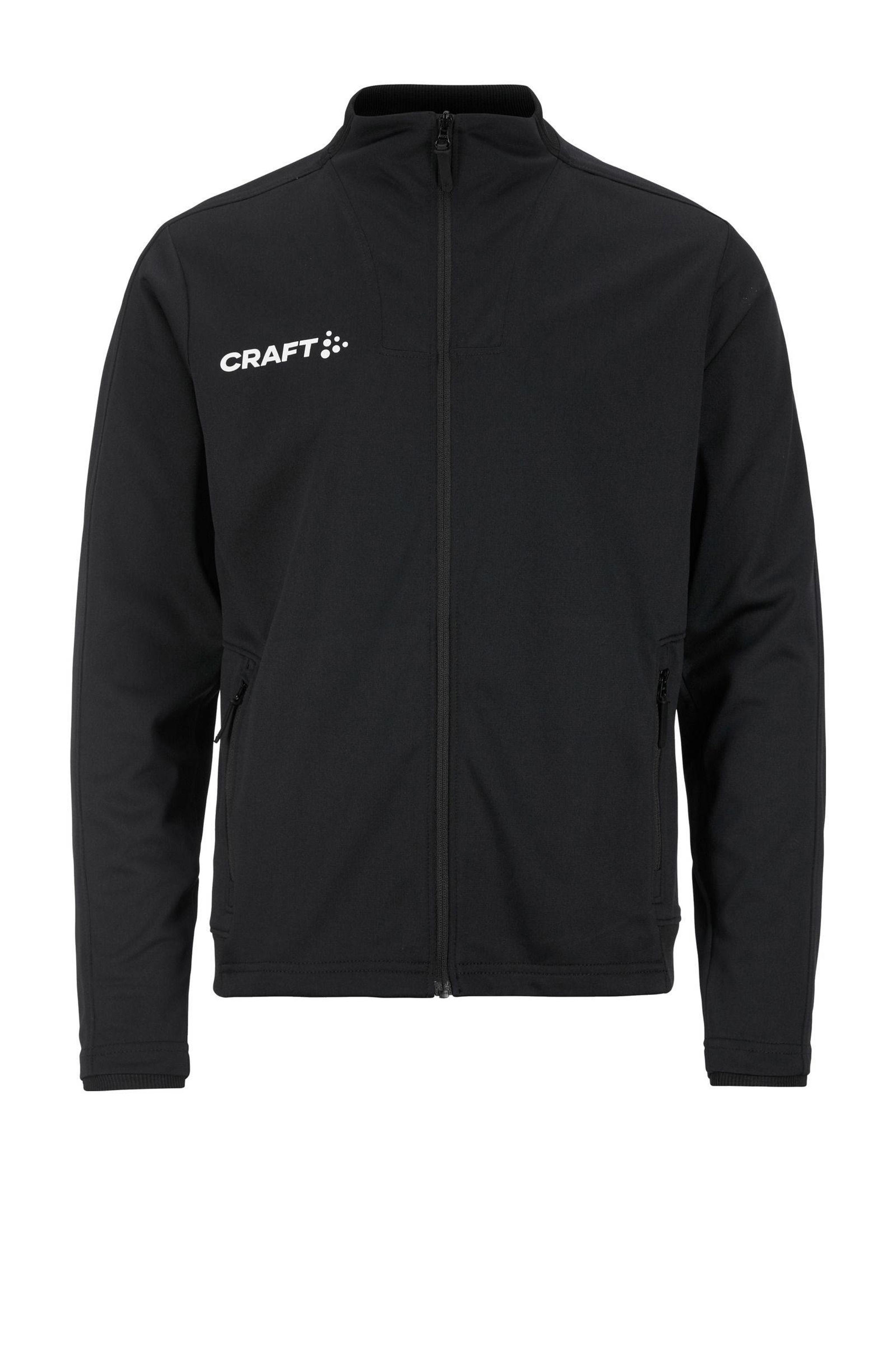 Craft Junior trainingsjack Evolve 2.0 zwart | kleertjes.com