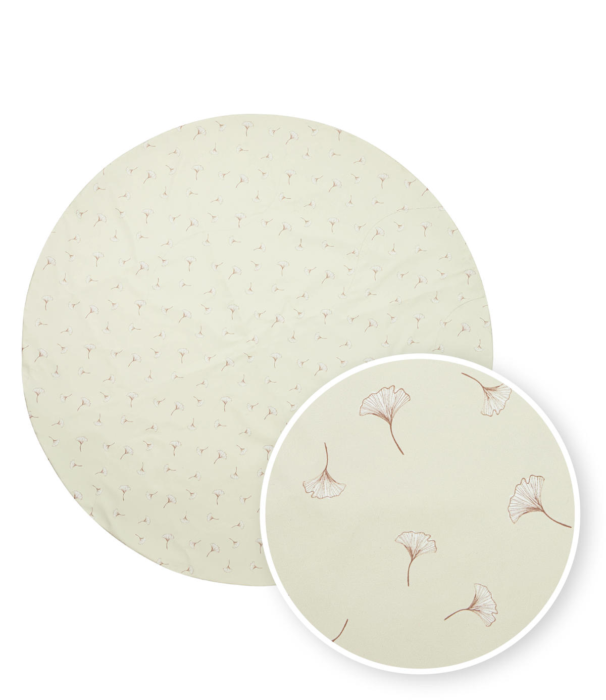 Meyco kinderstoel knoeimat Ginkgo soft sand | kleertjes.com