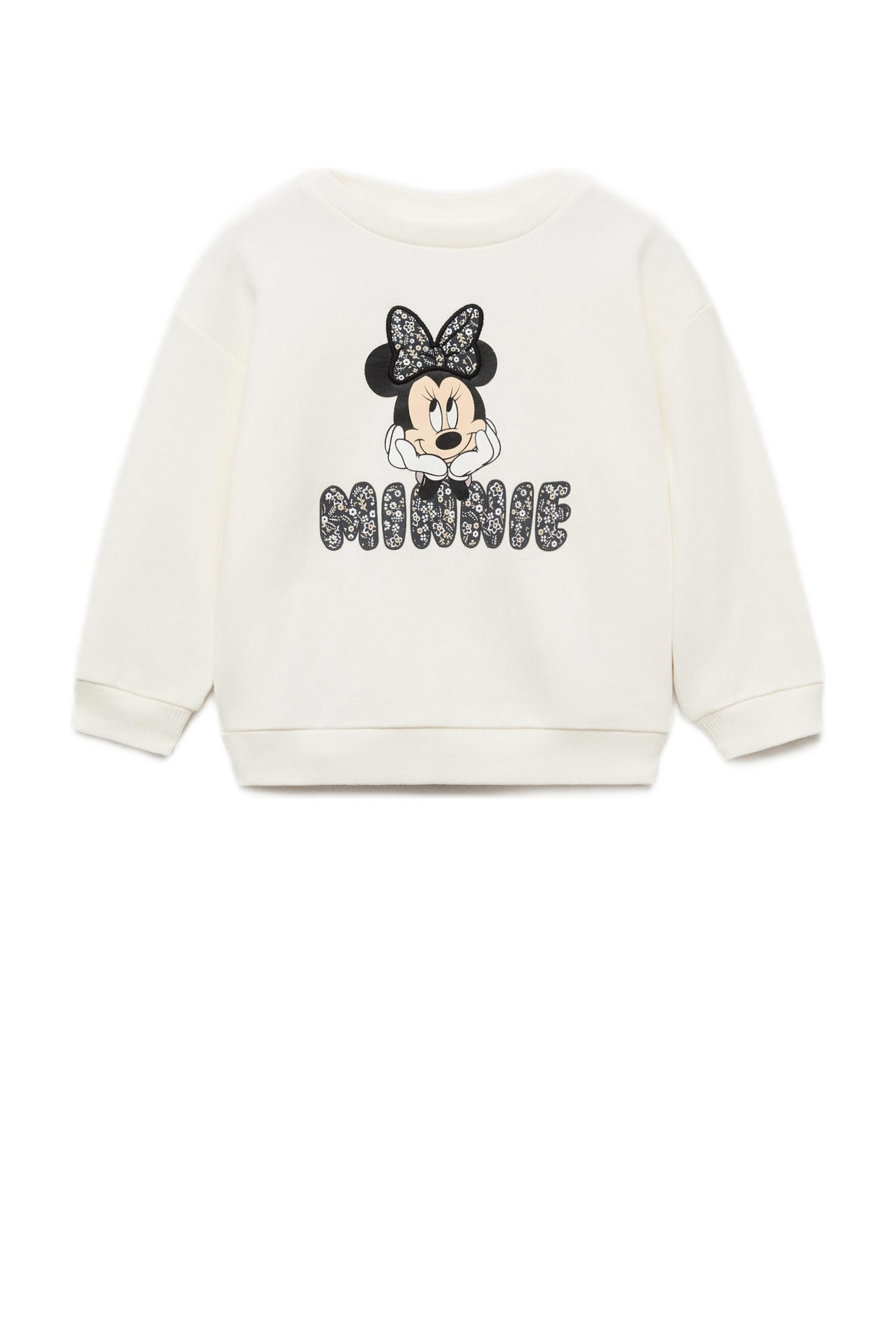 Mango Kids Minnie Mouse sweater wit | kleertjes.com