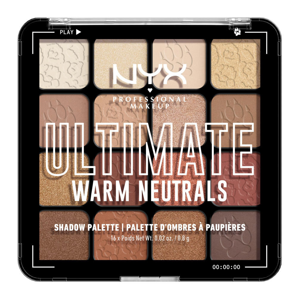 NYX Professional Makeup Ultimate Shadow Palette - Warm Neutrals ...