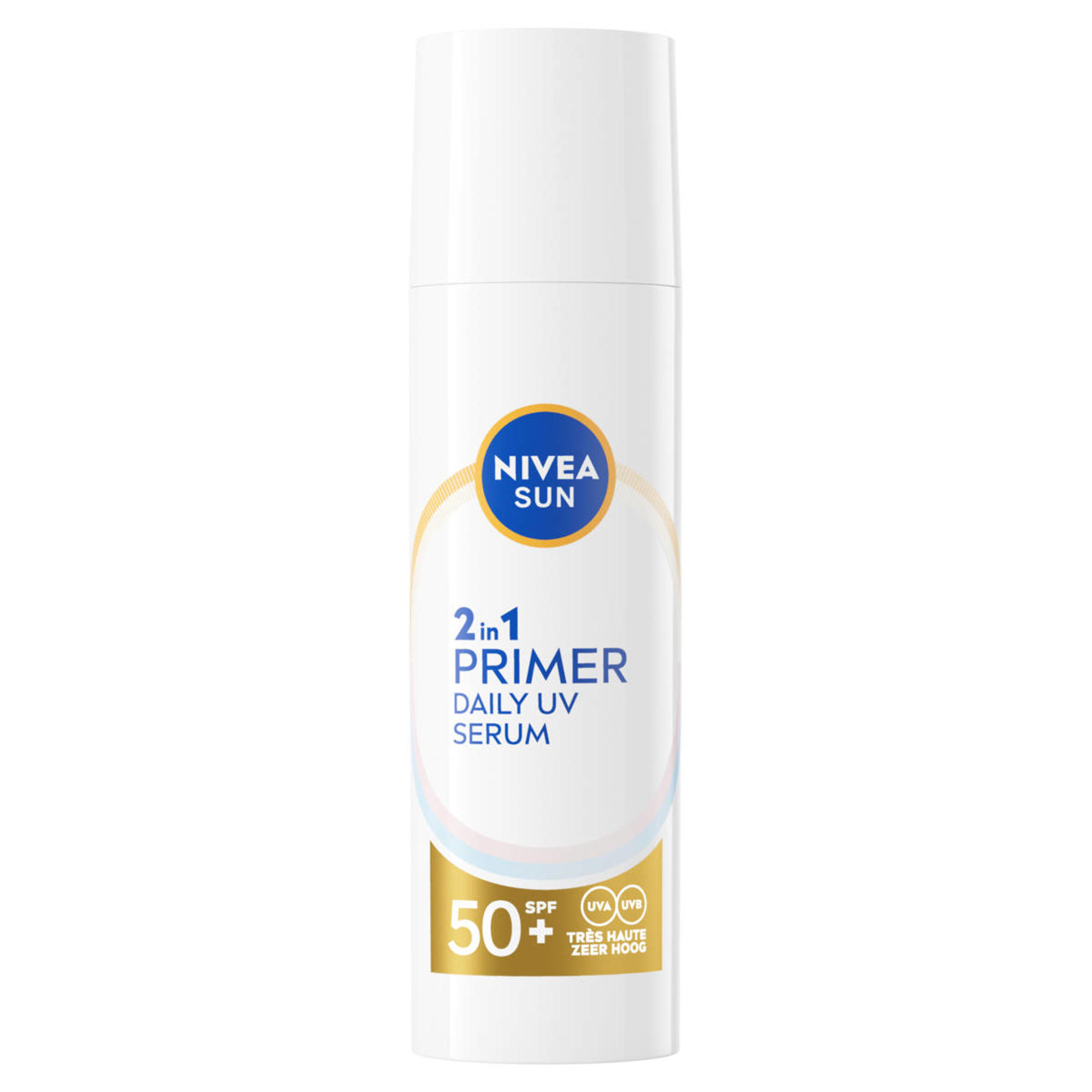 NIVEA SUN UV Face 2in1 Primer serum - SPF50+ - 30 ml | kleertjes.com