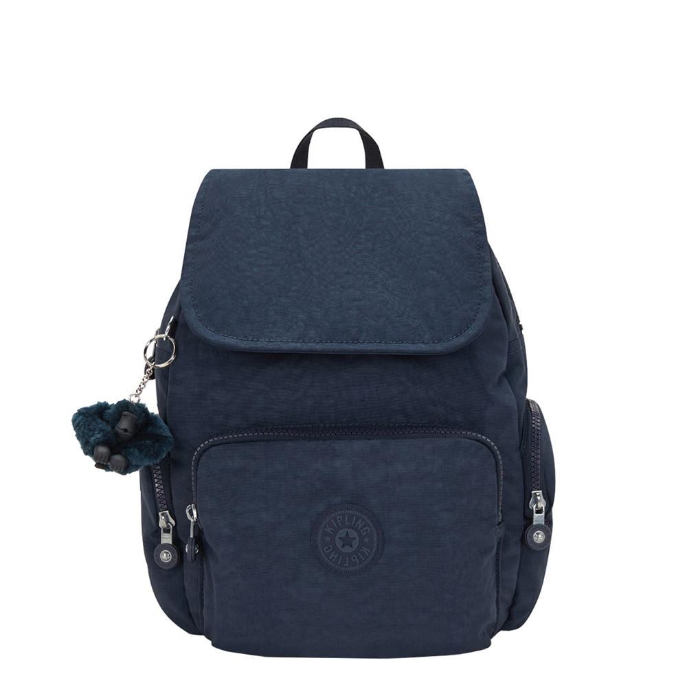 Kipling rugzak City Zip S donkerblauw | kleertjes.com