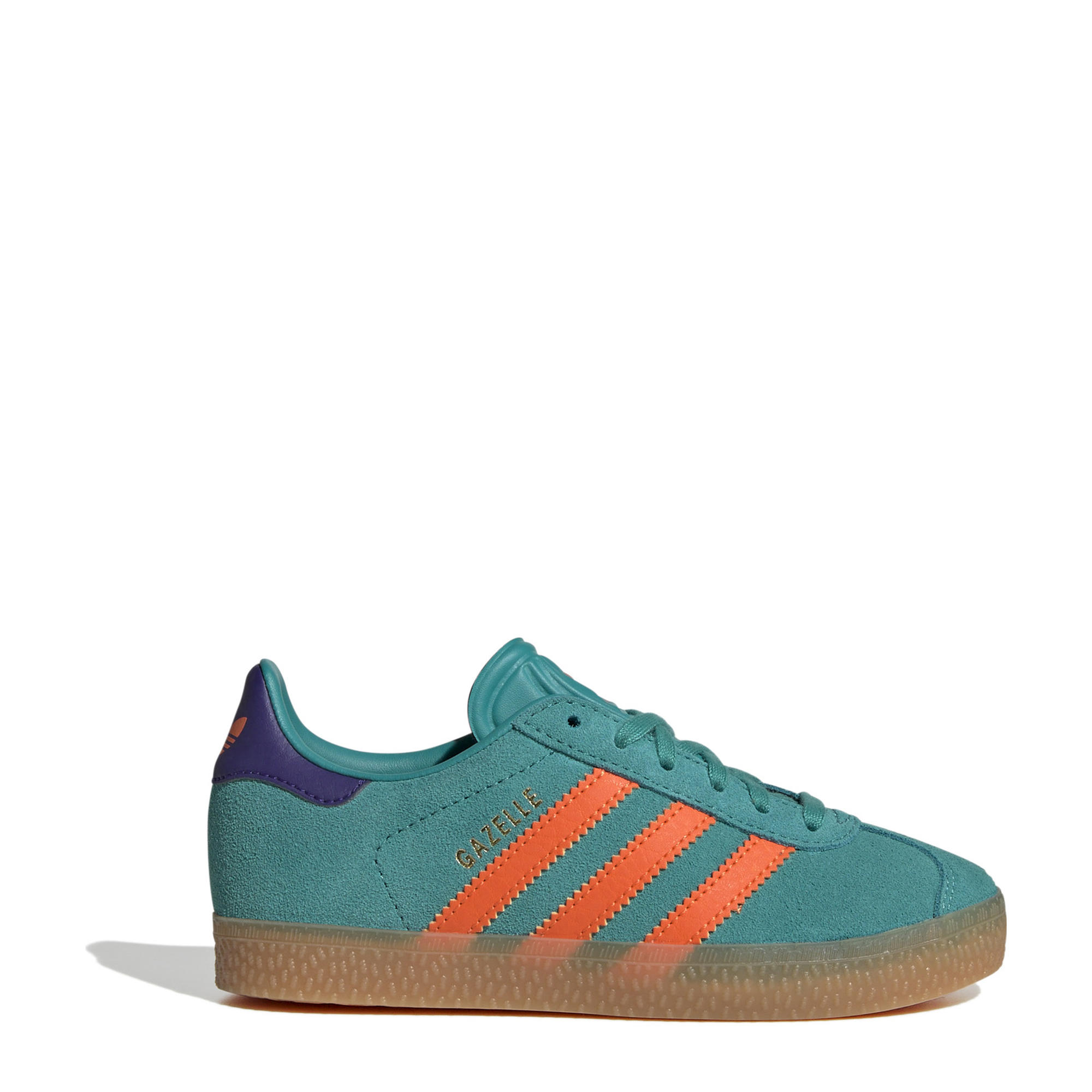 adidas Originals Gazelle sneakers turquoise/oranje | kleertjes.com