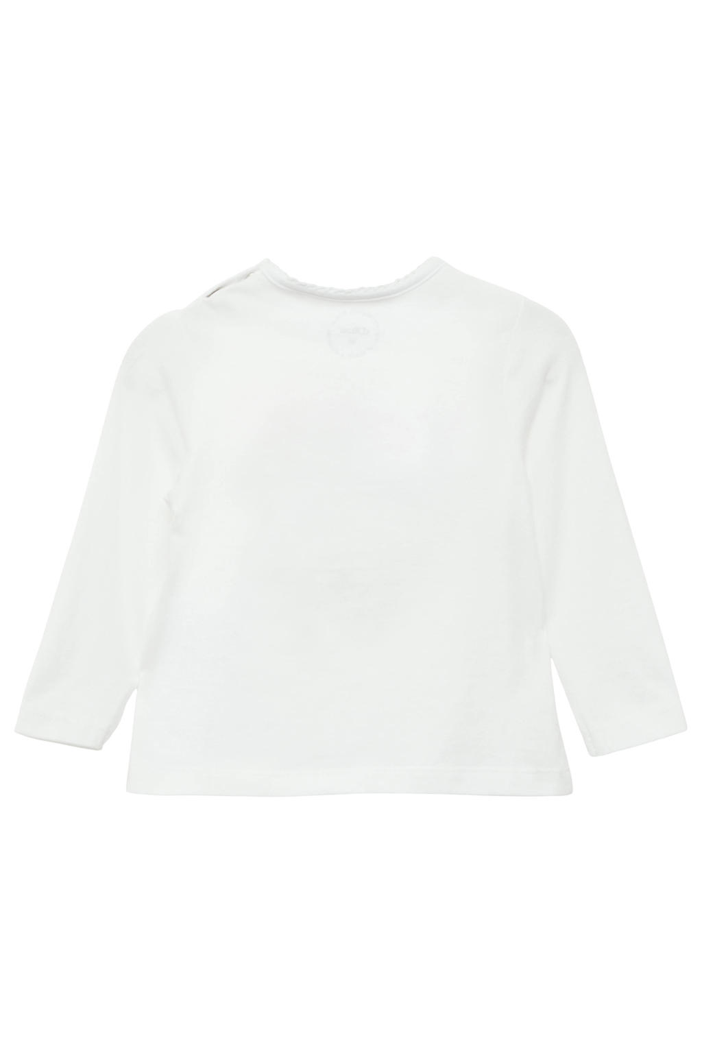 s.Oliver longsleeve wit met glitter | kleertjes.com