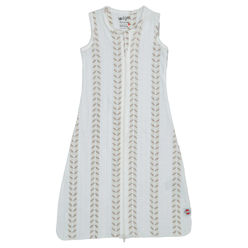 Lodger zomer slaapzak Solid Matcha Birch offwhite/beige | kleertjes.com