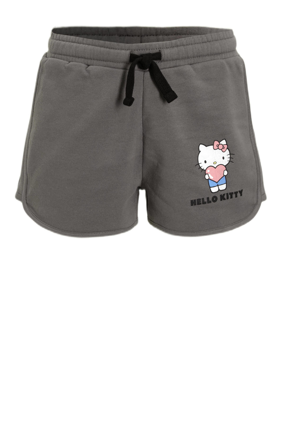 Coolcat relaxed fit sweatshort Hello Kitty license Joy grijs ...