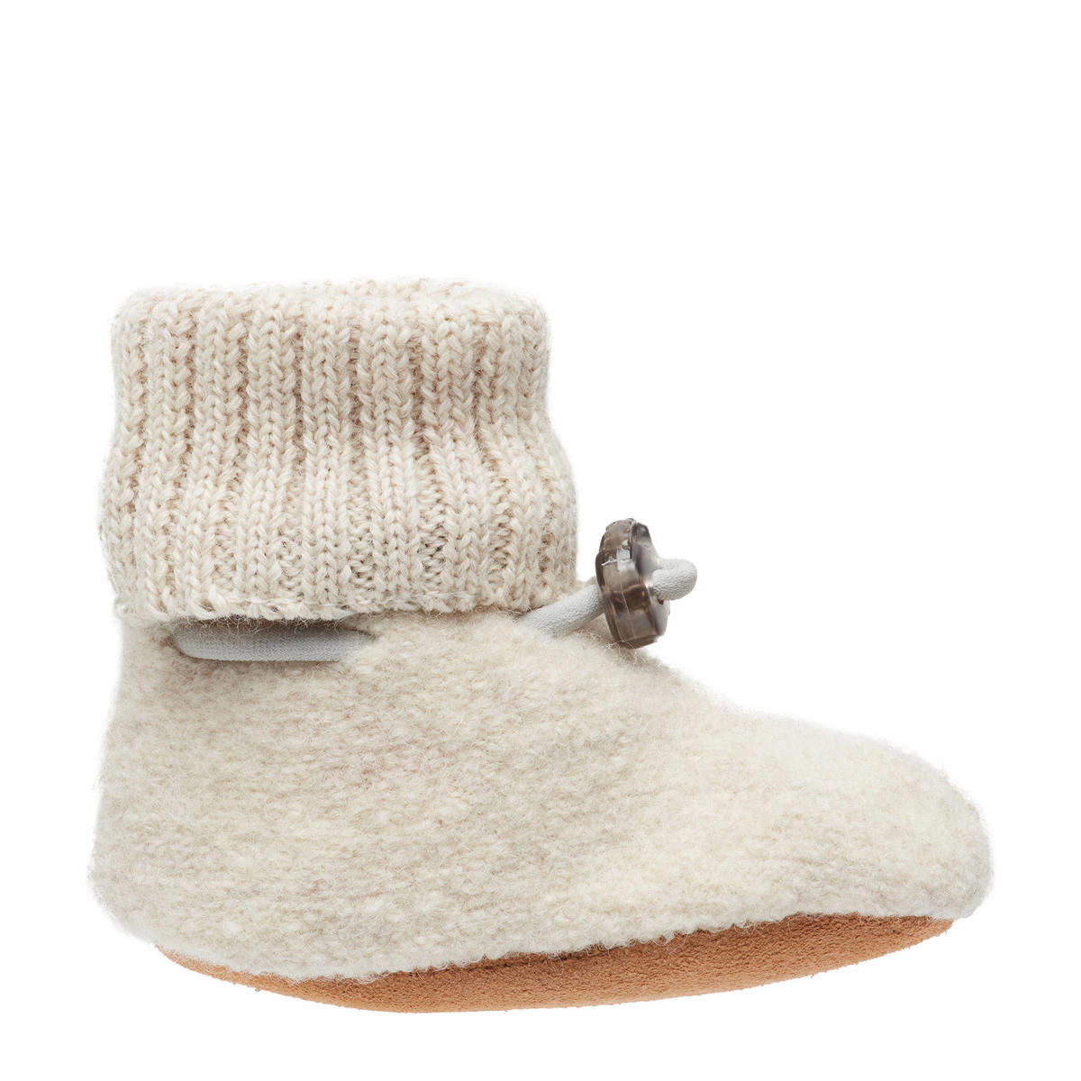Bergstein wollen babyslofjes ecru | kleertjes.com